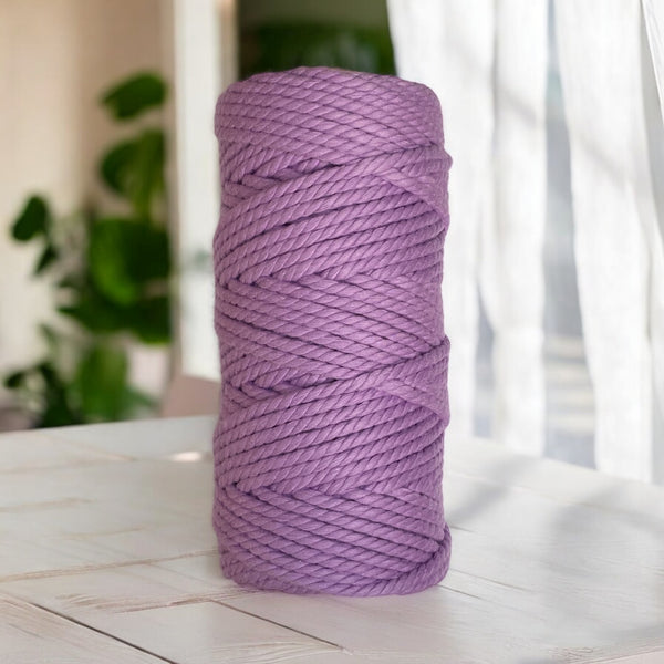 4mm 3ply Luxe Premium Macrame Cord | Violet | Melbourne – Cottonknotsxx